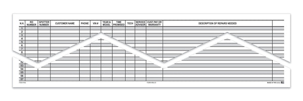 Route Sheet - Form RS-57 - Appointment Pad – Autostoresupply.com
