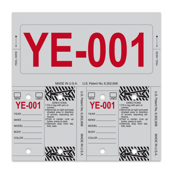 ConsecuTag Control Tag Gray – Autostoresupply.com