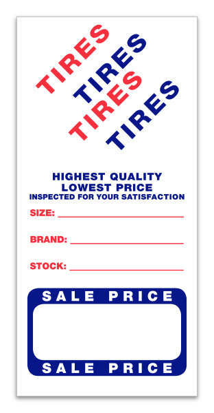 Tire Labels – Autostoresupply.com